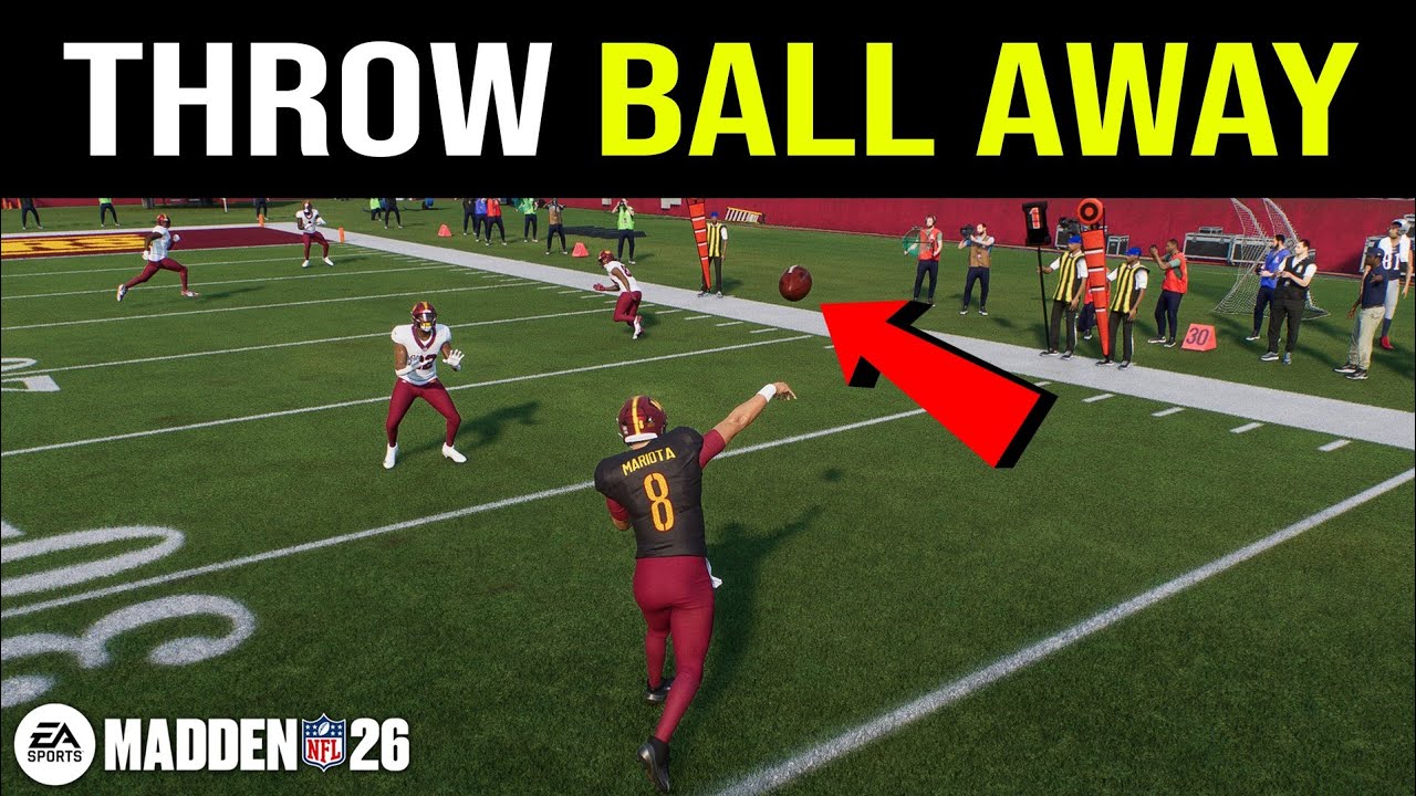 Madden 26: How to Throw the Ball Away (Best Way) - YouTube