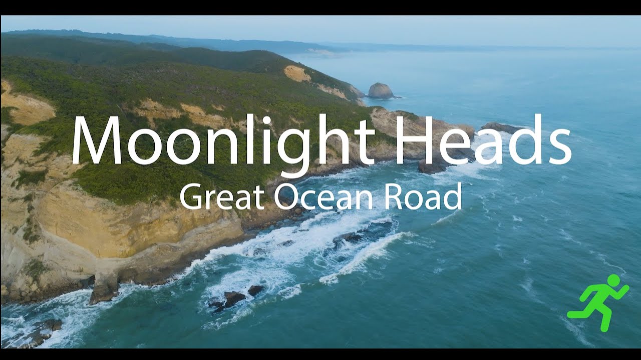 Moonlight Heads, sunset drone of Amethyst lined beach - YouTube