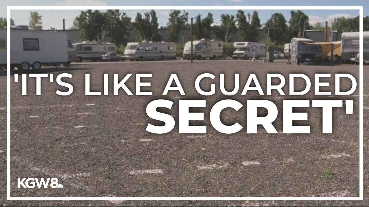 Portland's first homeless RV park struggling to attract residents - YouTube