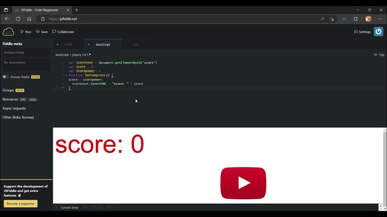 I Became a JAVASCRIPT developer for 1 day! - YouTube