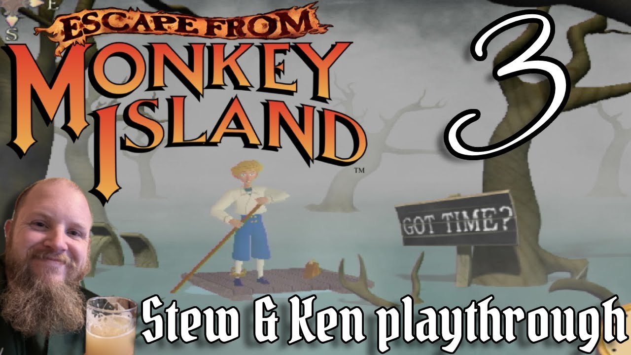 Stew Plays "Escape from Monkey Island" Part 3 #letsplay #monkeyisland 🐒 ...
