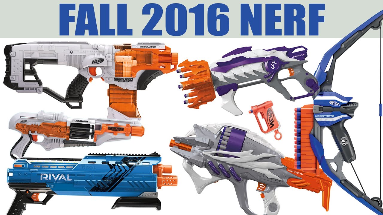 FALL 2016 NERF BLASTERS (Alien Menace, Impact Zone & More)! - YouTube