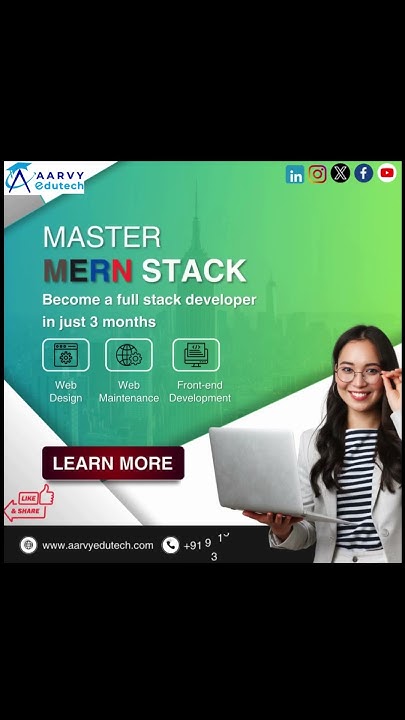Master Mern Stack course | basic to advance | Aarvy Edutech - YouTube