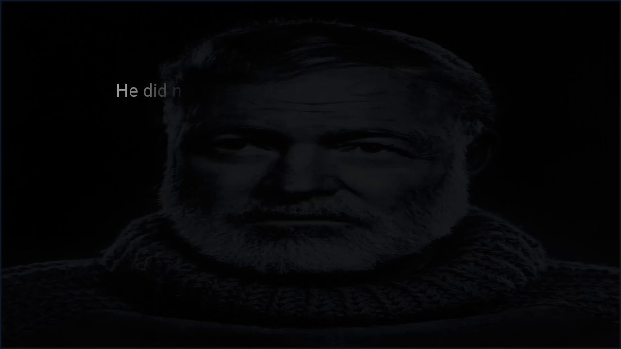 The Old Man at the Bridge,” A Short Story by Ernest Hemingway - YouTube