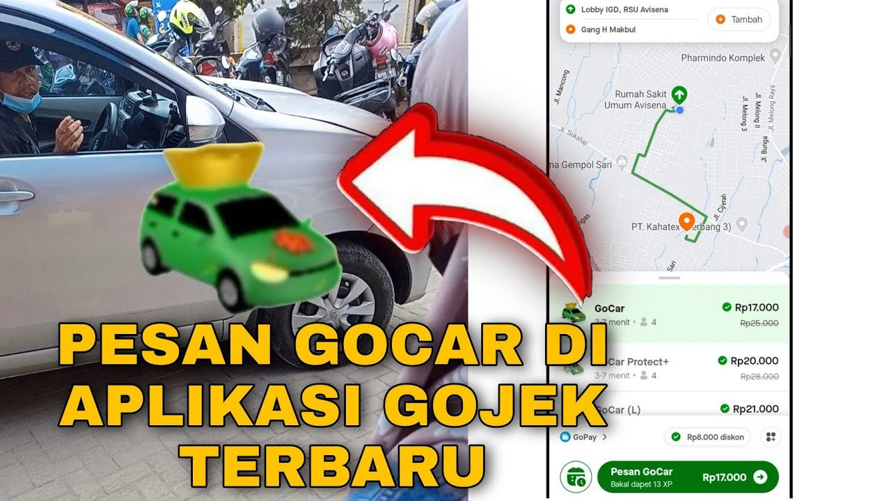 CARA ORDER GOCAR DI APLIKASI GOJEK TERBARU 2023 LENGKAP SAMPAI TUJUAN ...