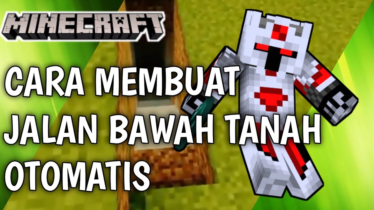 Cara membuat jalan bawah tanah di Minecraft | Minecraft Indonesia - YouTube
