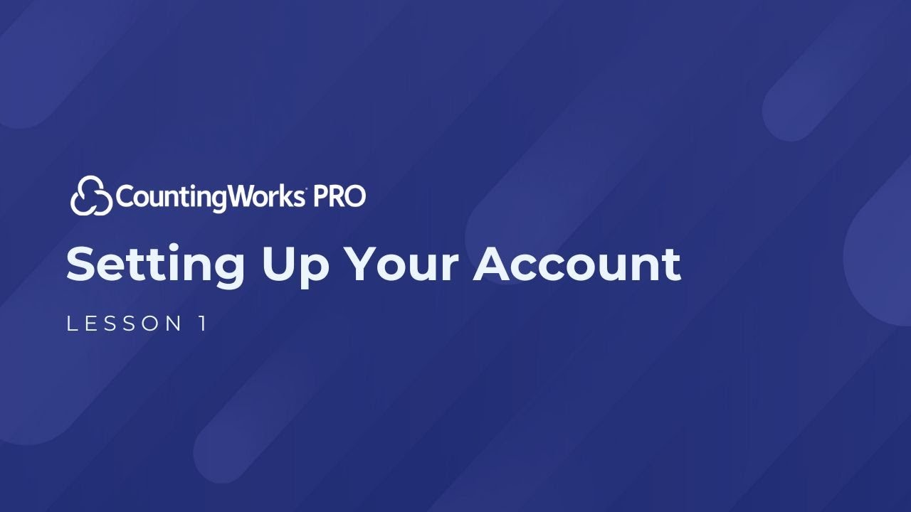 Setting Up Your Account - YouTube