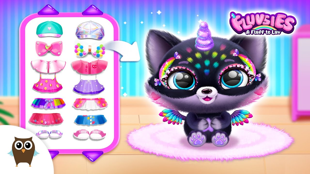 Fluvsie Makeover Fluvsies - A Fluff to Luv Game 🌟 TutoTOONS - YouTube