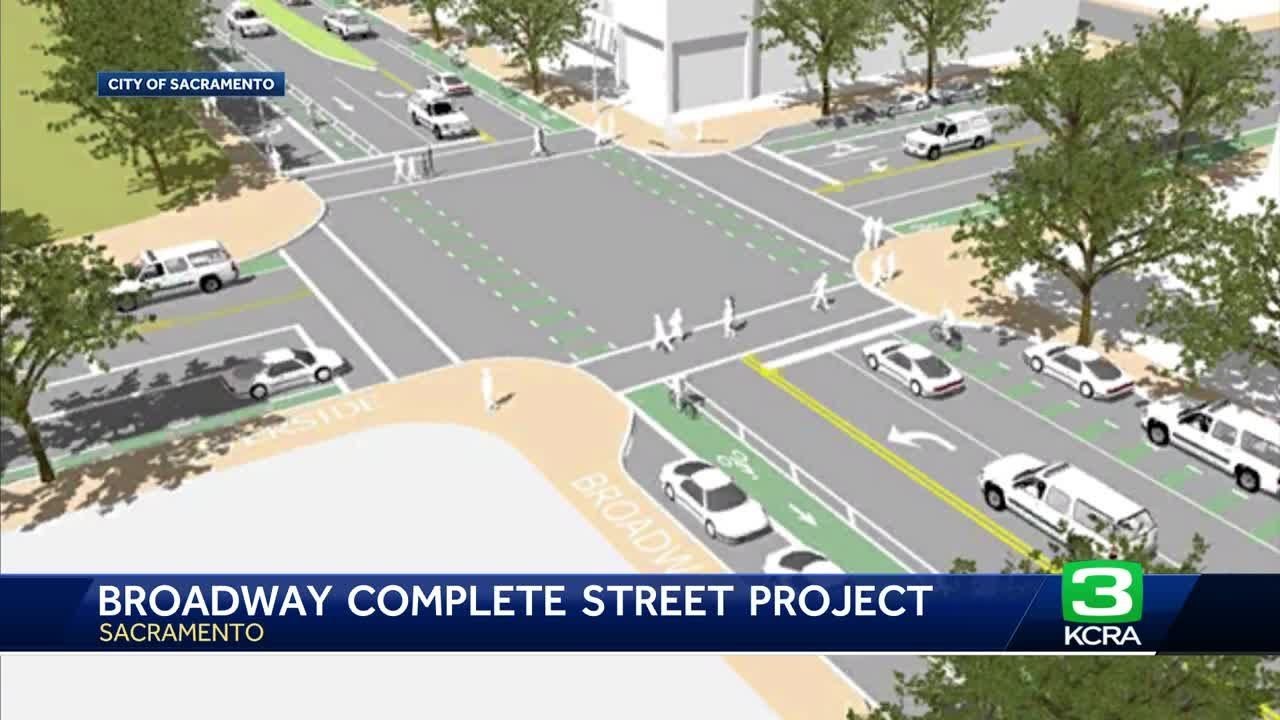 Construction to begin for Sacramento’s Broadway corridor - YouTube