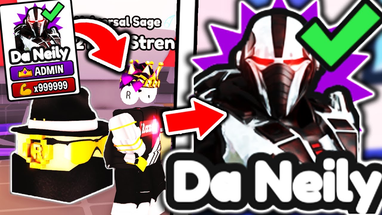 I Finally GOT ADMIN DA NEILY PET in Roblox Arm Wrestle Simulator ...