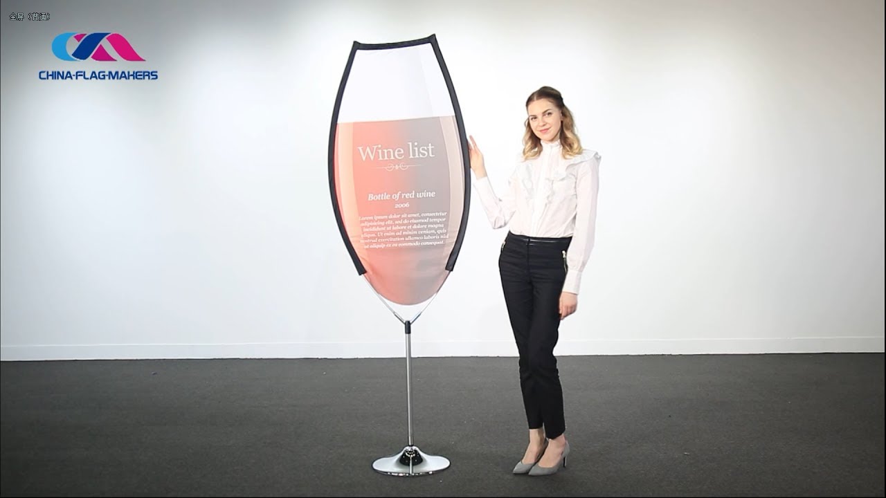 How to Set up a Special Advertising Trade Show Flag- Advertising ...