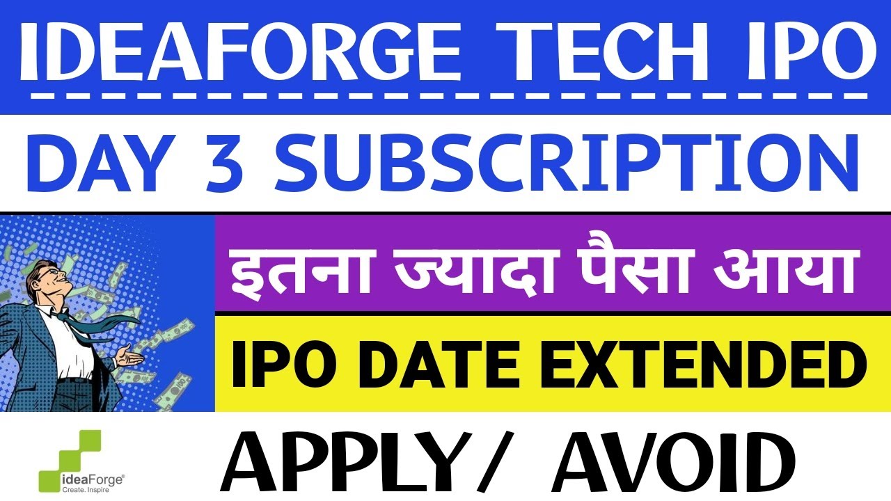 IDEAFORGE TECHNOLOGY IPO DAY 3 SUBSCRIPTION STATUS | IDEAFORGE ...