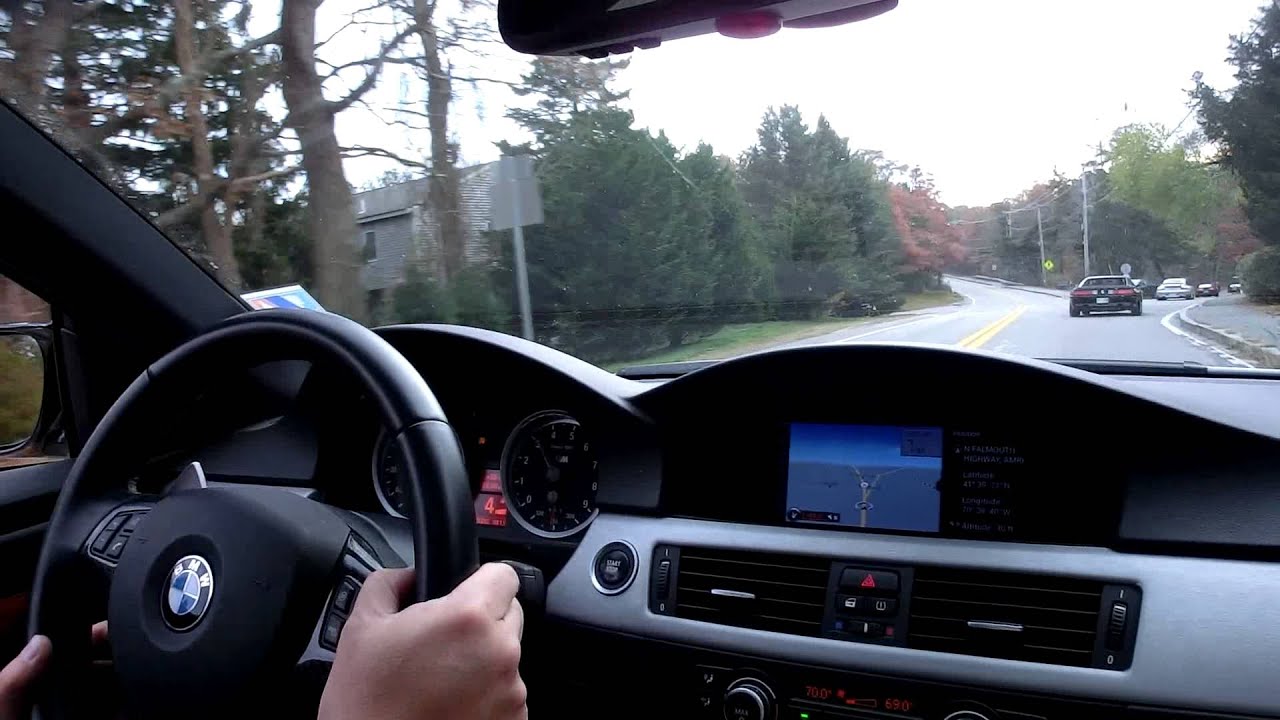 LOUD E92 M3 w/Amuse Titanium Exhaust in car accelerations 1080p - YouTube