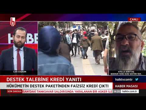 ATİLLA SERTTAŞ - HALK TV HABER MASASI - PANDEMİ DÖNEMİNDE YEME İÇME SEKTÖRÜNÜN SORUNLARINI ANLATTIK
