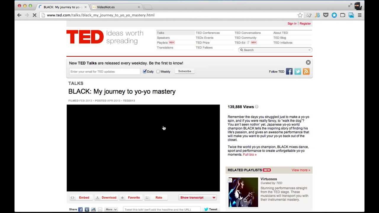 How-to take notes from TED with VideoNot.es - YouTube