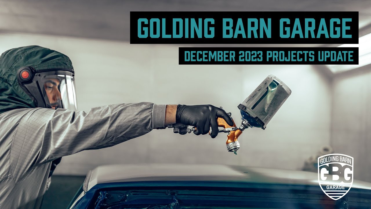 Golding Barn Garage December 2023, projects update - YouTube