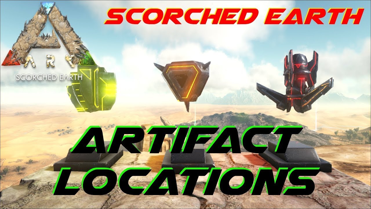 ARK Scorched Earth Ubicacion De Las Cuevas - YouTube