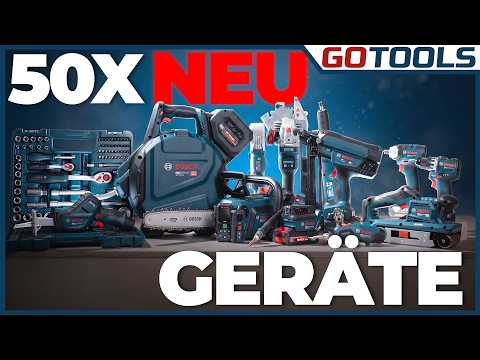 BOSCH dreht auf: 50+ neue Werkzeuge, Geräte & Zubehör