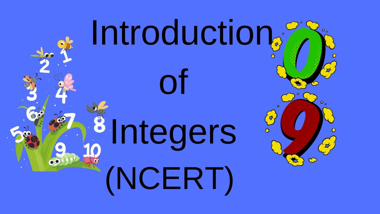 Integers introduction Class- 6 and 7 - YouTube