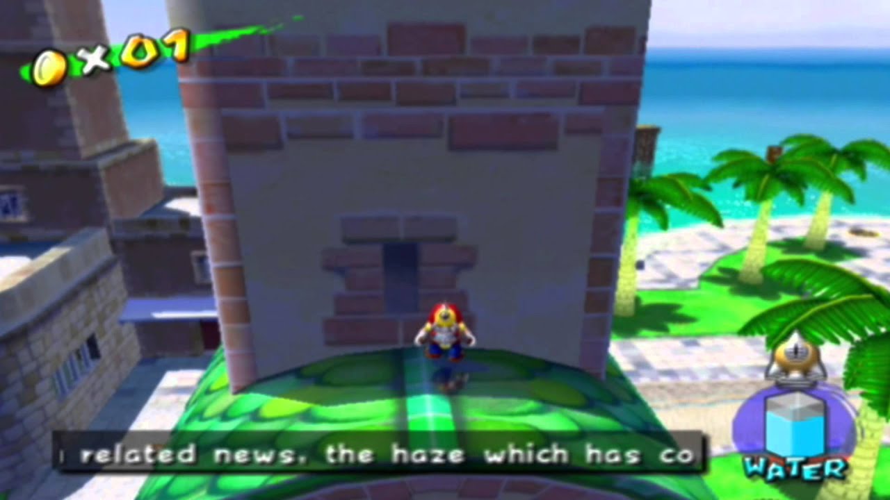 Super Mario Sunshine - Delfino Plaza - Chuckster on the Roof - YouTube