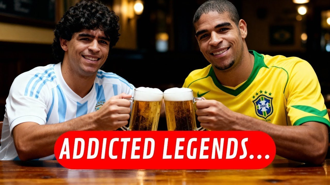 The most ICONIC Football PLAYERS who STRUGGLED with ADDICTION - YouTube