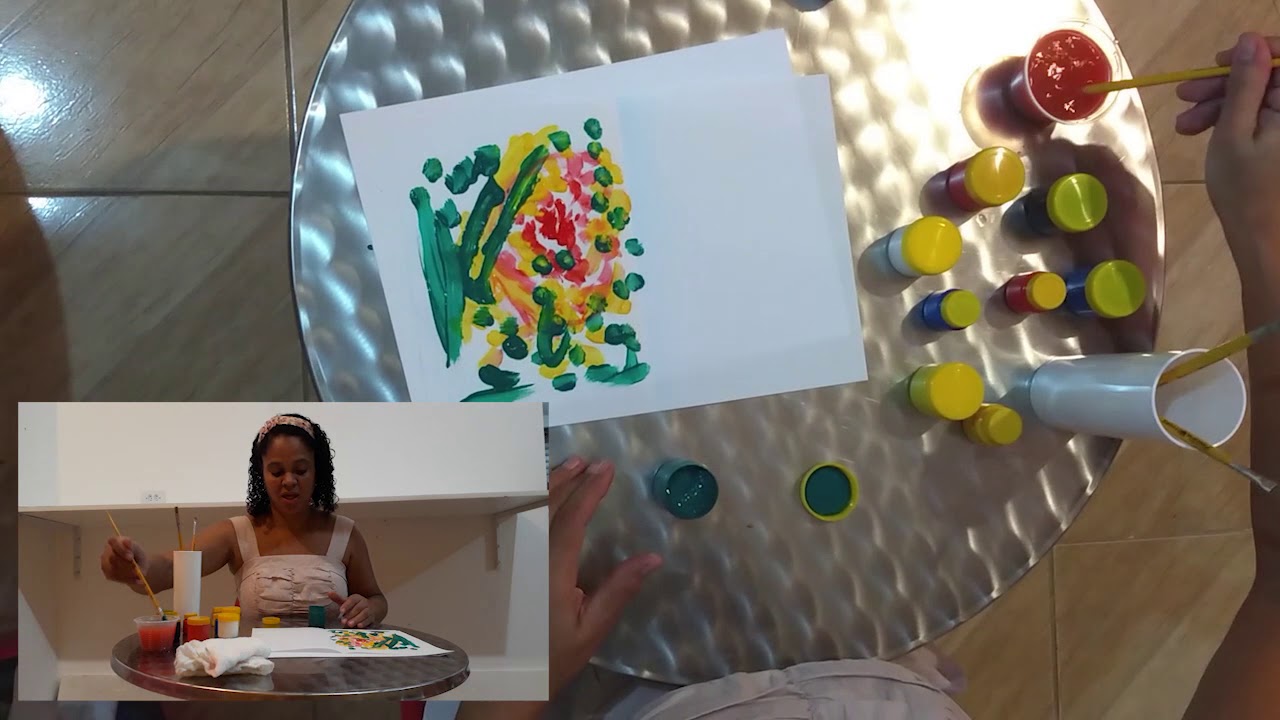 Pintura com Guache - YouTube