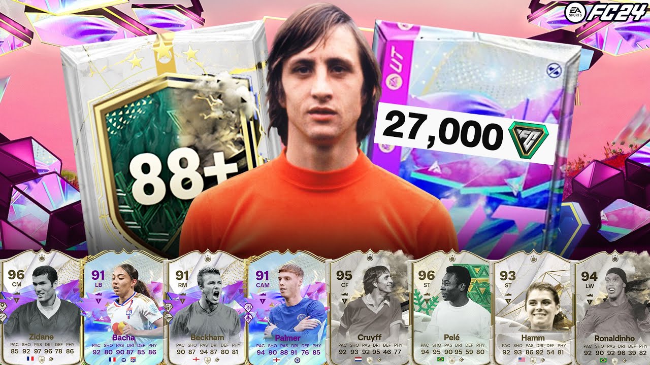 เปิดแพ็คจัดเต็ม! 27,000 FC POINT & เปิดแพ็คไอคอน 88+ Icon Player Picks ...