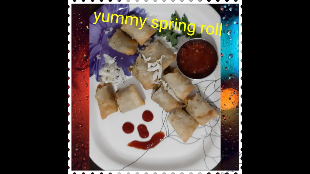 How to make spring roll - YouTube