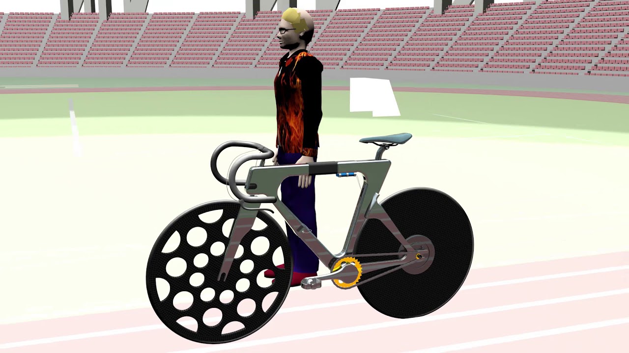 Electric Track Bike Animation - YouTube