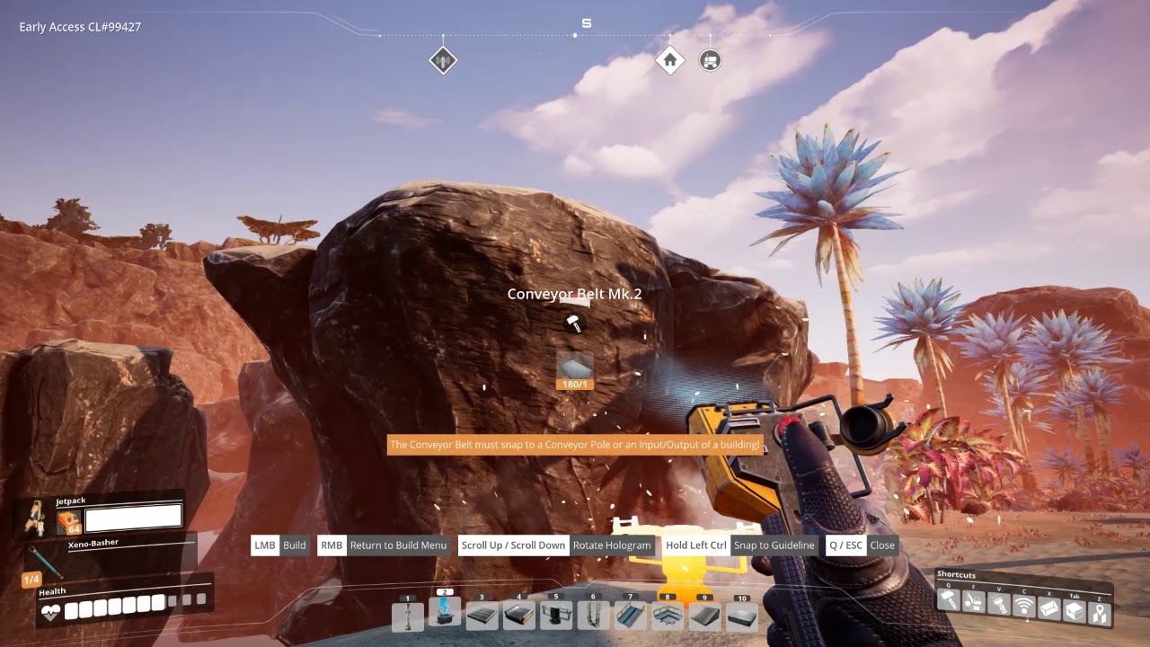 Satisfactory Walk Through - Desert Ep67 - Exploration - Quartz Cave Pt4 ...