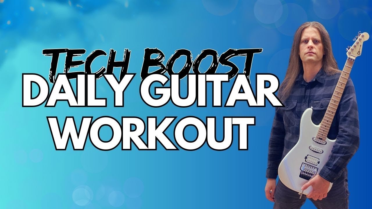 Daily guitar workout for good technique I guitar play along tutorial ...