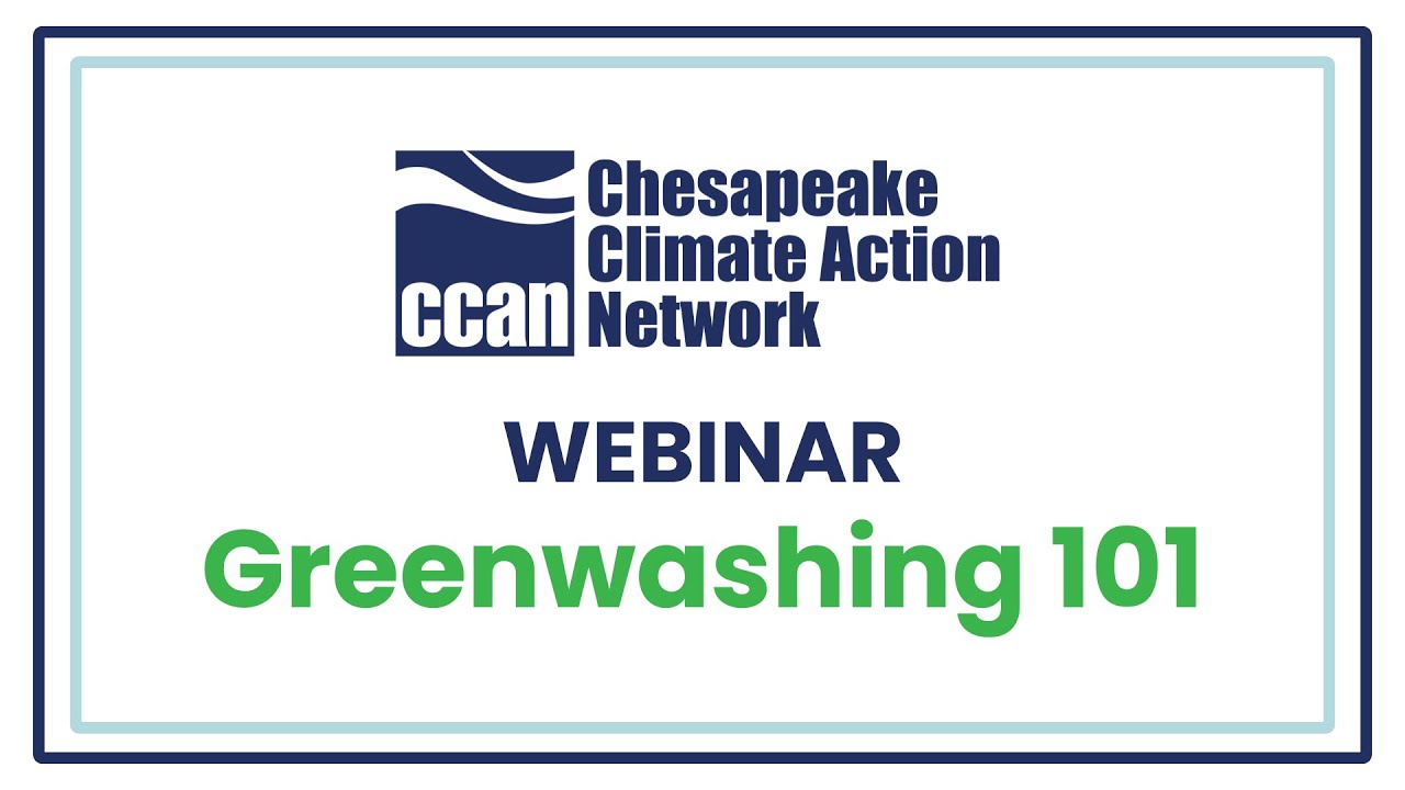 Greenwashing 101 Webinar - YouTube