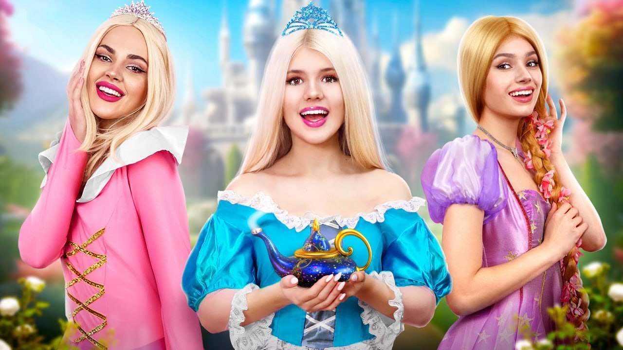 Magical Princesses in Real Life! We Got to Royal Family - YouTube