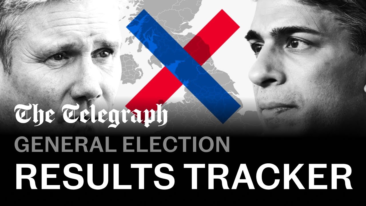 General Election 2024 Results Tracker | The Telegraph - YouTube