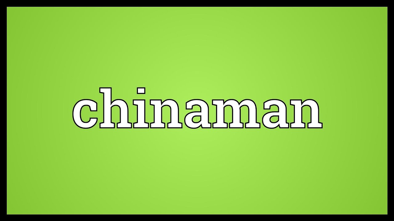 Chinaman Meaning - YouTube