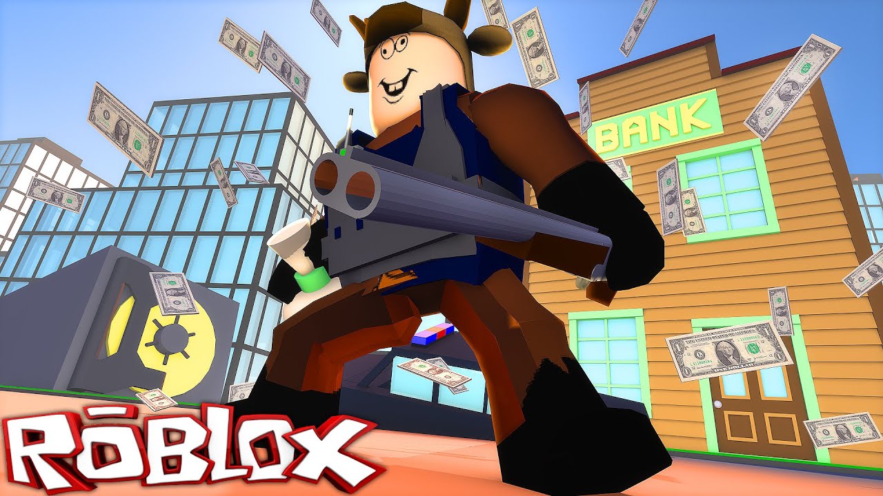 ROBBING A BANK IN ROBLOX! (Roblox Bank Heist) - YouTube