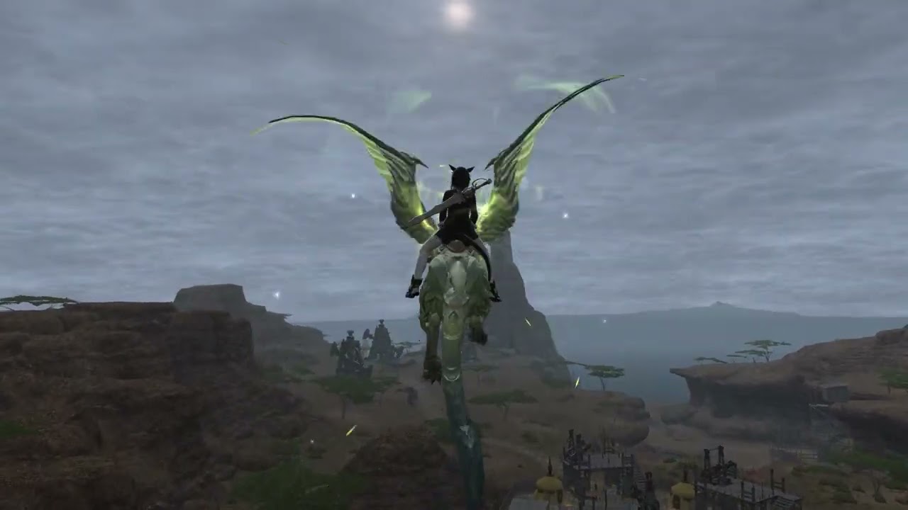 FFXIV - Lynx of Imperious Wind Mount Showcase - YouTube