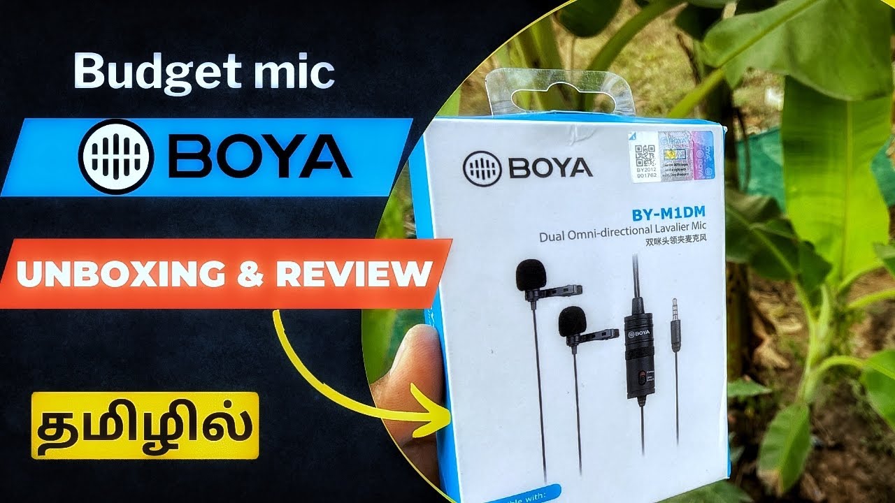 Boya mic Unboxing and Review|Boya By-M1DM dual Omni directional ...