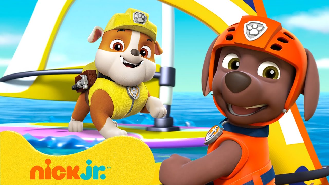 Paw Patrol Surfs Up Rescues W Zuma And Rubble 🌊 10 Minutes Nick Jr