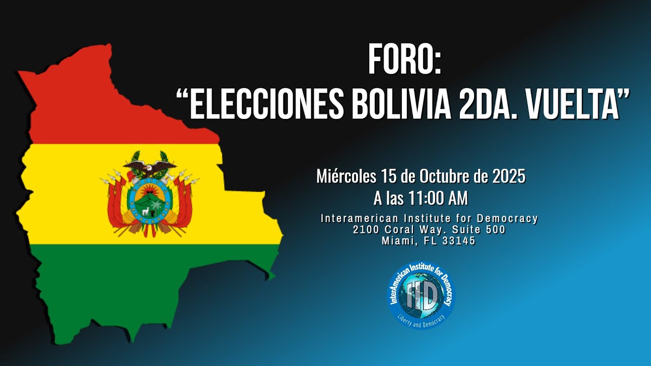 Foro "Elecciones Bolivia, 2da. Vuelta" - YouTube