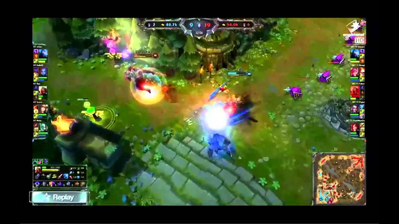 SKT1 Faker Zed vs Ryu zed Outplay - YouTube