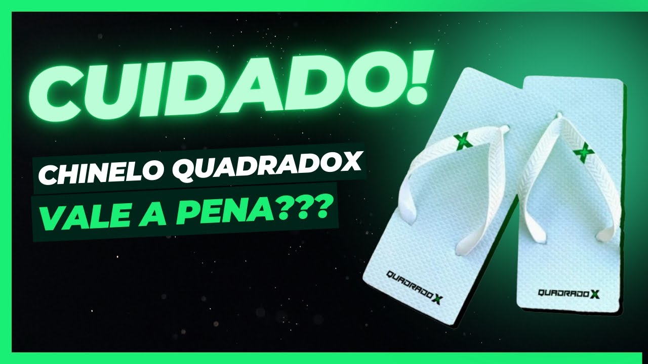 Chinelo Quadradox vale a pena? Chinelo Quadradox Caiox - YouTube