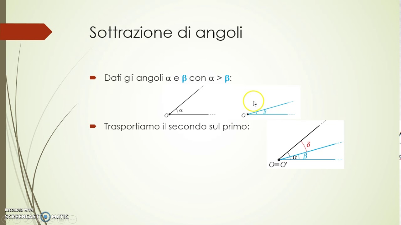 5.5 Addizione e differenza di angoli - YouTube