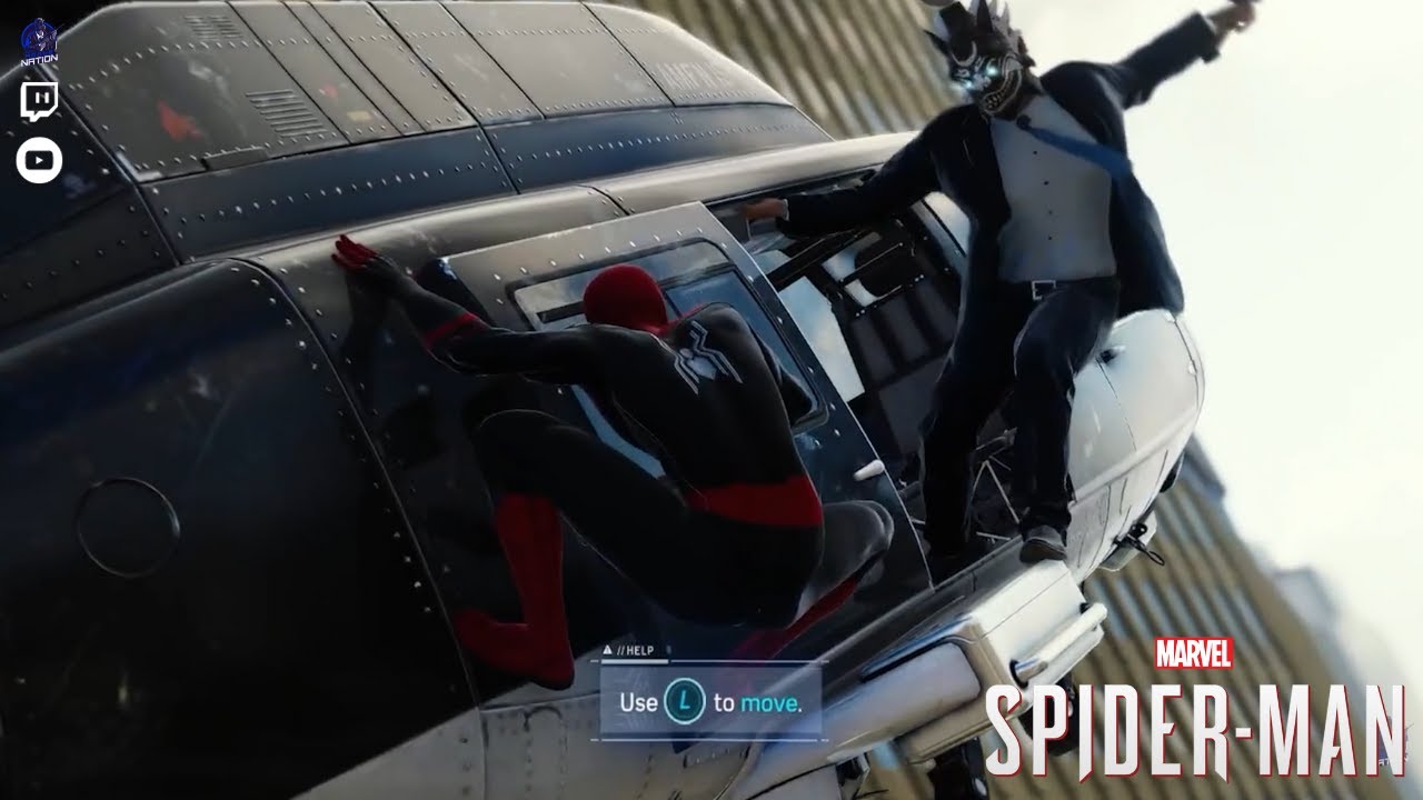 Spider-Man PC - Helicopter Chase Scene - YouTube
