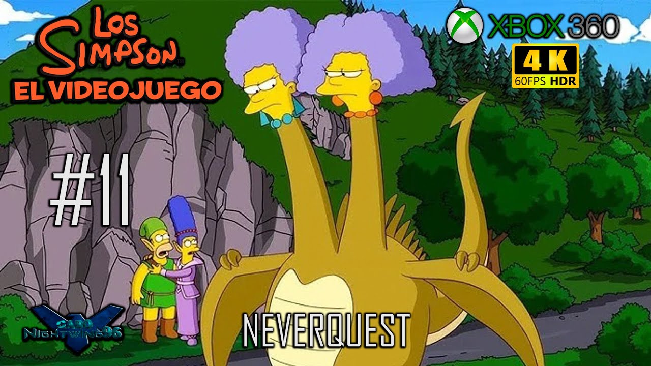 Los Simpson El Videojuego (Xbox 360) [4K60FPS] | Nivel 11: Neverquest ...