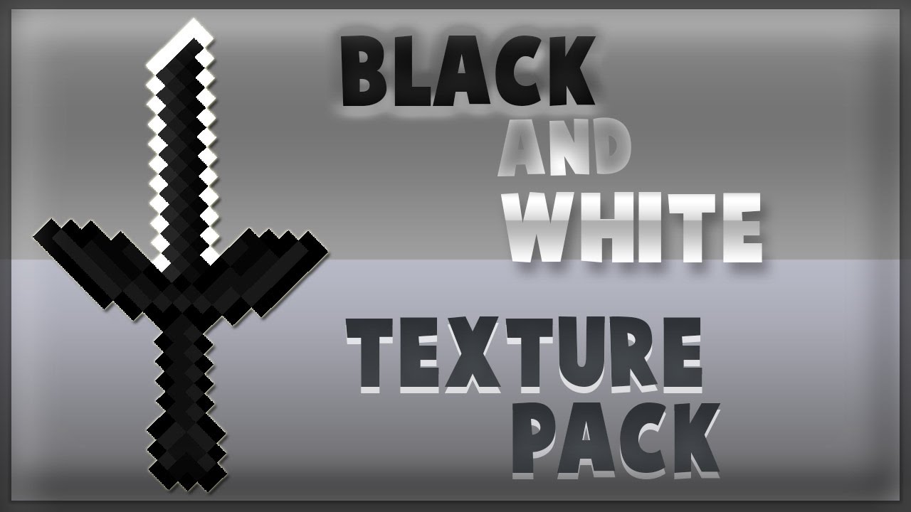 Black & Withe | PvP - Shot sword - Texture pack - YouTube
