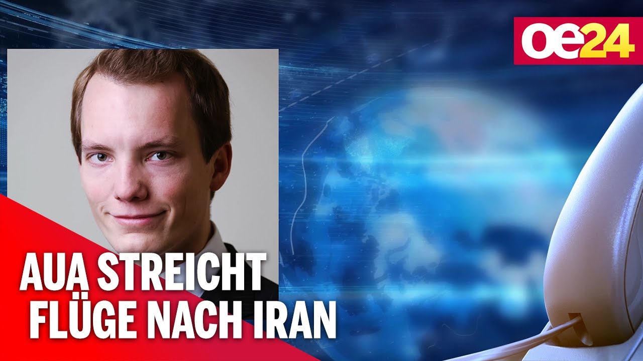 Aua streicht bis auf weiteres Flüge nach Iran - YouTube