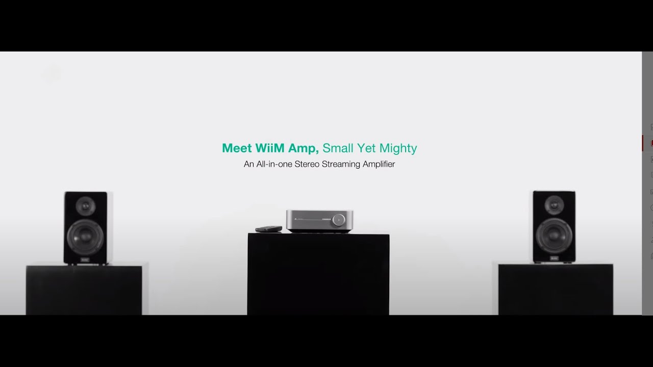 WiiM Amp: Stream Elegance, Amplify Brilliance. All-in-One Streamer and ...