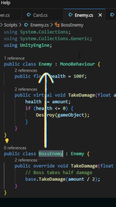What Is A Inheritance Unity Scripting Tutorial Gamedesigntutorial Gamedevelopmenttutorial 0788