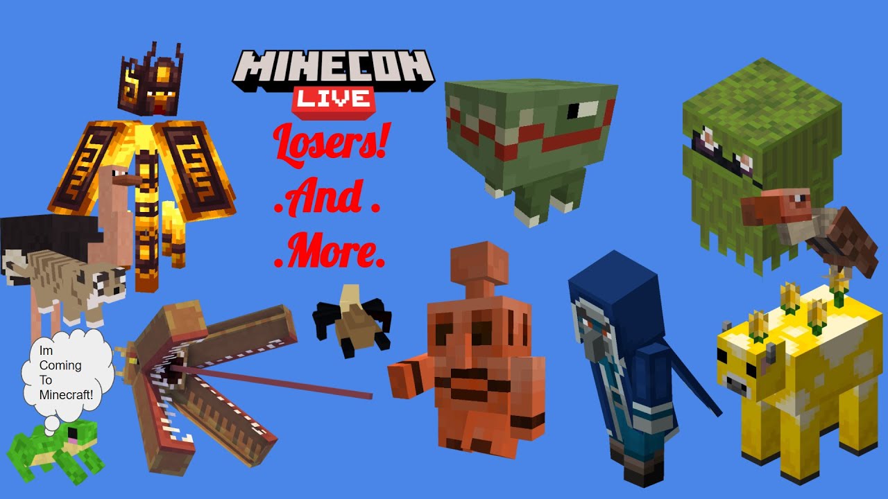 Minecraft Minecon Losers And More! As Of 2021! In Minecraft Ep.1 ...